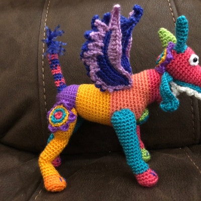 Dante Spirit Guide Coco Movie _ English Crochet Pattern - Etsy