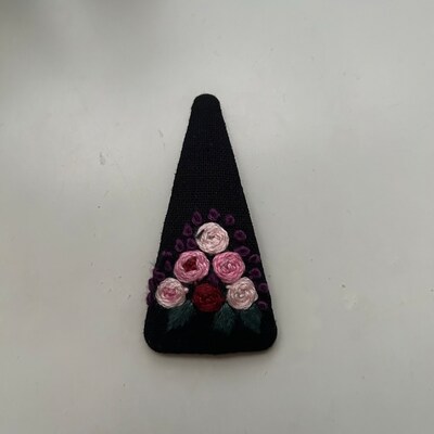 Floral Hand Embroidered Linen Turban. Handmade Hair Turban - Etsy