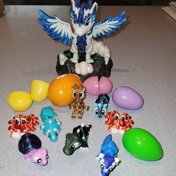 Mini Critter Squad – Cute 3D Printed Animal Figurines • Desk Pets ...