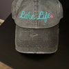Lake Life Hat Distressed Baseball Cap OR Ponytail Hat Lake Hat Life is ...