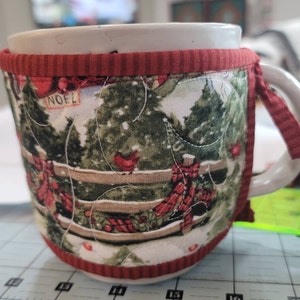 PATTERN ONLY Microwaveable Cup Cozy Universal Design Two Patterns With ...