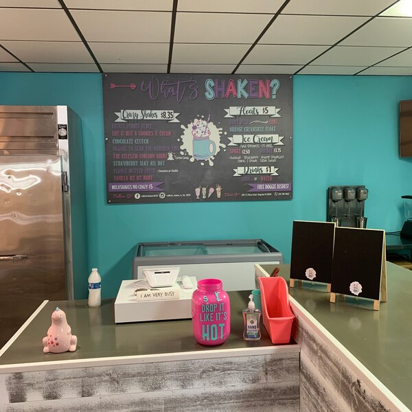 Restaurant Menu, Custom Business Sign, Chalkboard Style Business Menu ...