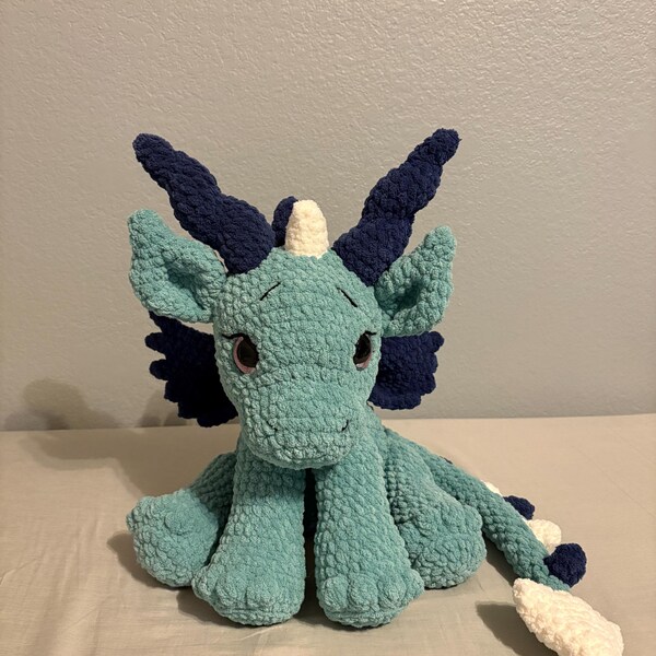 Snuggle Dragon Crochet Pattern, Original Snuggle Dragon, Crochet Dragon ...