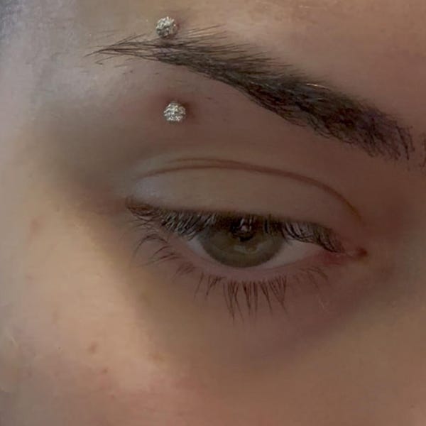 14K Solid Gold Diamond Rook Helix Hoop Earring, Gold Diamond Tragus ...