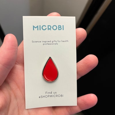 MTS Gel Card Enamel Pin / Transfusion Science / Blood Bank - Etsy