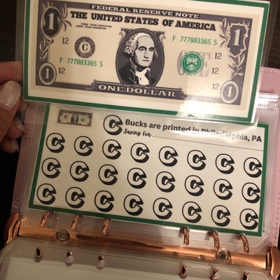 Shake the Money Tree Savings Challenge Full Size With A6 - Etsy