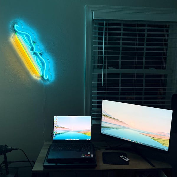 Runescape Twisted Bow LED Neon Sign | Old School Runescape Wall Art ...