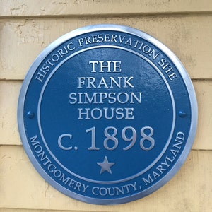 Personalized Fun Blue Plaque With Your Choice of Wording for Outdoor or ...