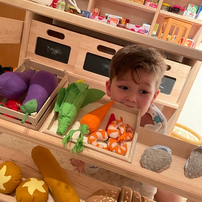 Corn Cob Play Food felt Food, Vegetables, Pretend Play Kids Kitchen ...