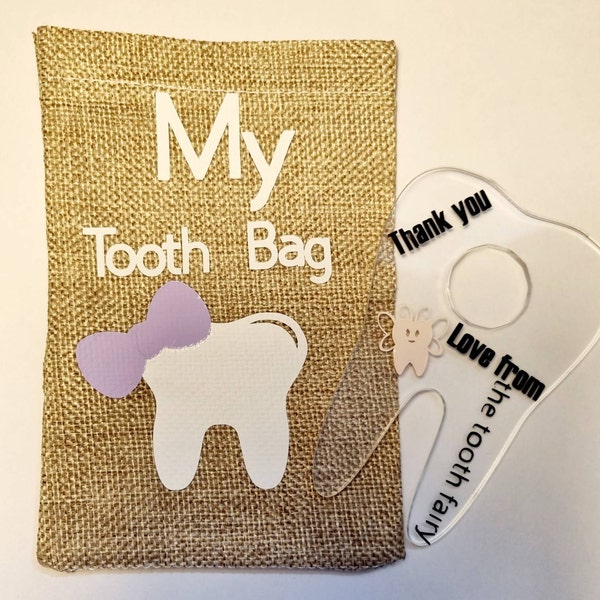 Tooth Fairy Bag Design Bundle - SVG - DXF - EPS - Tooth Pouch Designs ...
