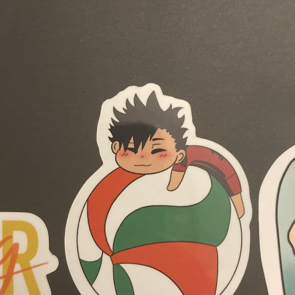 Chibi Bokuto on Volleyball Haikyuu Vinyl Sticker - Etsy UK