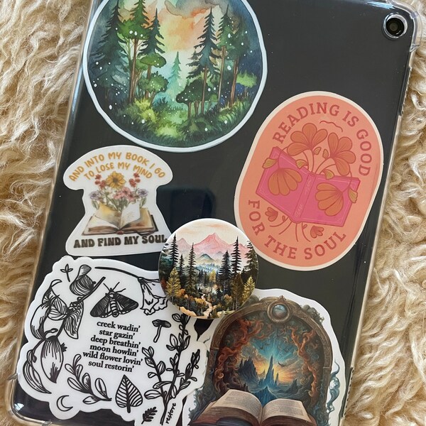 Reading is Good for the Soul Sticker | Book Sticker | Library Sticker ...