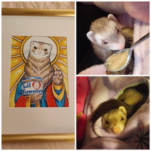 FERRET ANGEL Paper Doll-instant Digital Download-articulated | Etsy