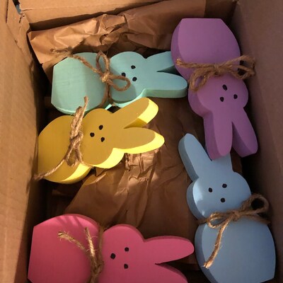 Easter Handmade Wooden Craft Kit for Kids, Easter Decor, Wood Hand Cut ...