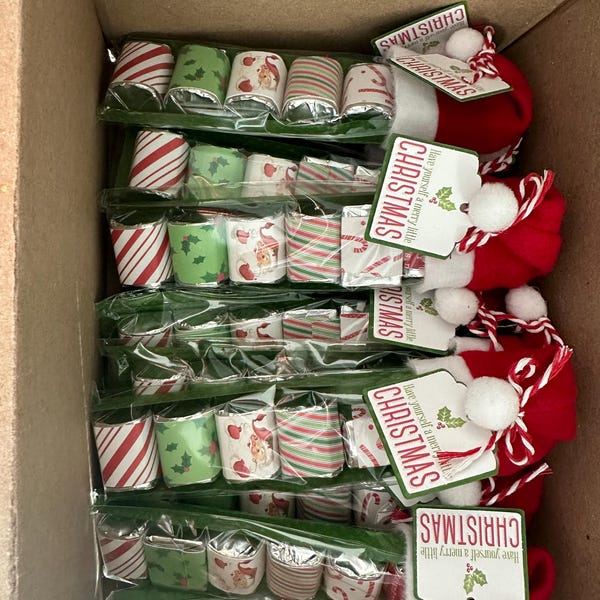 Christmas Chocolate Stocking Stuffers, Christmas Candy Party Favor ...