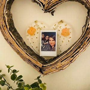 Hanging Resin Square Custom Photo Frame With Gold or Silver - Etsy UK