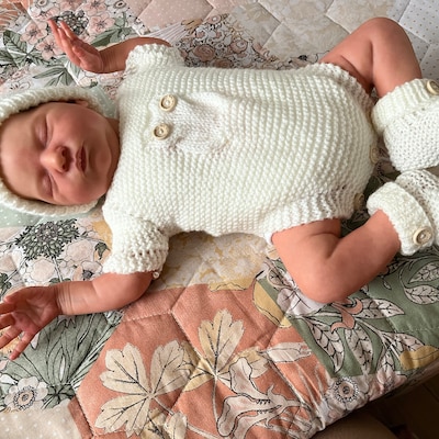 A isabelle 4 Piece Knitting Pattern Set for Reborn Doll - Etsy UK