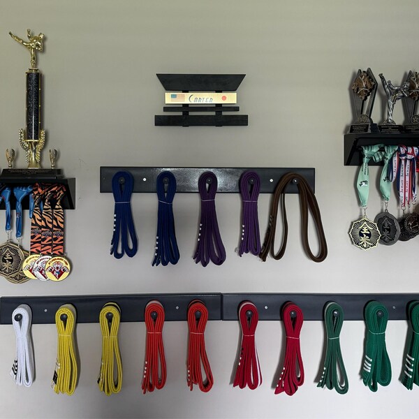 Karate Belt Keychain, Martial Arts Accessory, Custom Belt Rank Color ...