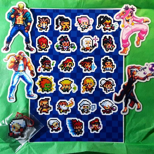 Mouthwashing Pixel Art Sticker Sheet With Anya Daisuke Swansea Jimmy ...