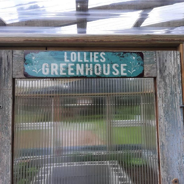 Personalized Greenhouse Sign - Custom Greenhouse Sign - Gardener Friend ...