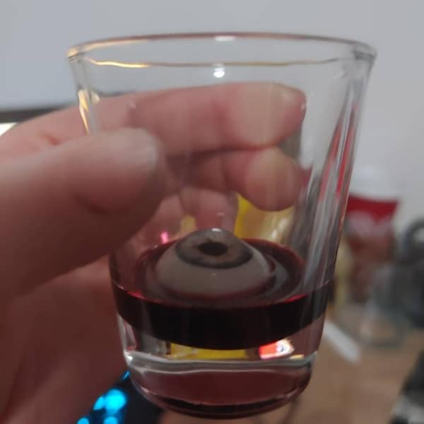 Realistic Bloody Eyeball Shot Glass, Rocks Glass, Your Choice, Unique ...