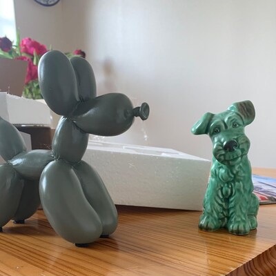 SALE Yappiedogs™ Official Grey Edition Balloon Dog Home Decor Sculpture ...