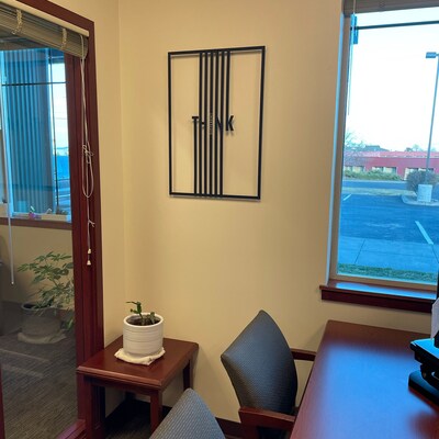 Line Metal Wall Clock, Wall Decor, Art, Wall Art, Special Design, Gifts ...