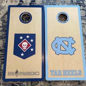 CUSTOM Cornhole Board Decals - Etsy