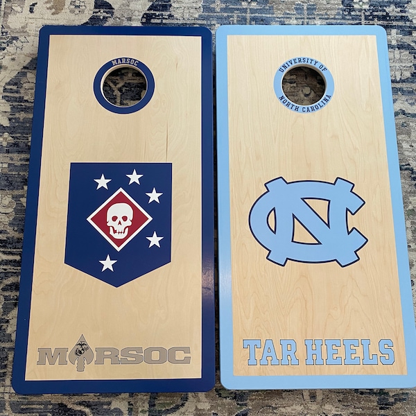 CUSTOM Cornhole Board Decals - Etsy