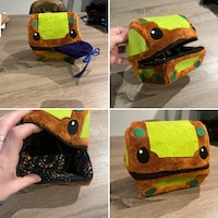 Mimic Plush and Pouch Sewing Pattern .pdf Tutorial Monster Chest ...