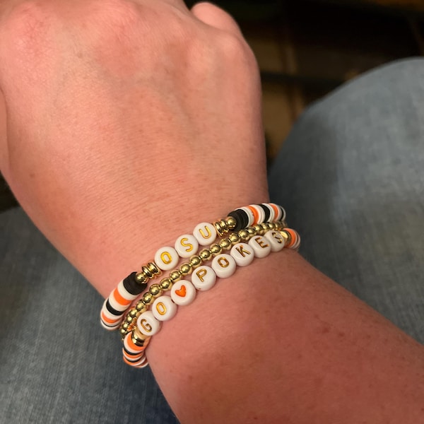 Single Dallas Cowboys Clay Beaded Bracelet - Etsy