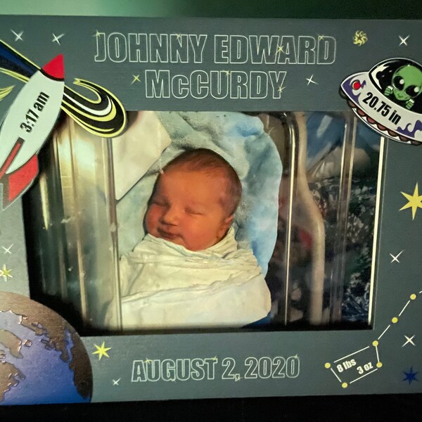 Personalized Baby Picture Frame, First Grandchild Frame, Grandparents ...