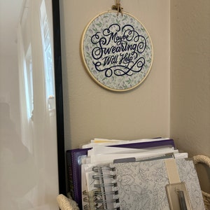 Destroy the Patriarchy Not the Planet: Feminist Embroidery Hoop Art ...