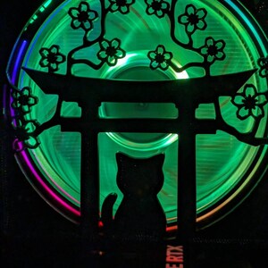 Cat Under Tori RGB Gaming Computer Fan Shroud/ Grill /cover Custom 3D ...