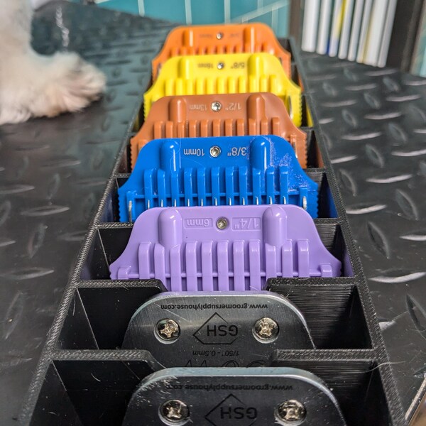 Dog Grooming Wide Clipper Blade Holder, Holds 18 Wide Clipper Blades - Etsy