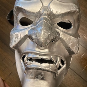 Tengu Half Face Wearable Cosplay Mask, Demon Hannya Samurai Mask ...