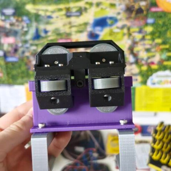 B&M Inspired Customizable Roller Coaster Wheel Assembly With Track ...