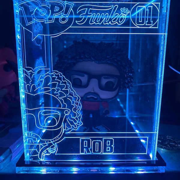 LED Case Lamp for Unboxed Funko Pop, 3 Sides Design, Custom Made - Etsy