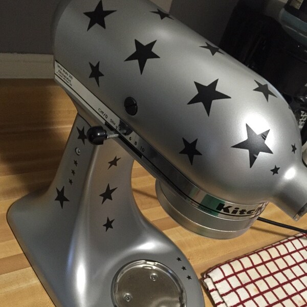 Kitchenaid Star Decal - Vinyl Decal With Stars for Kitchen Mixer ...