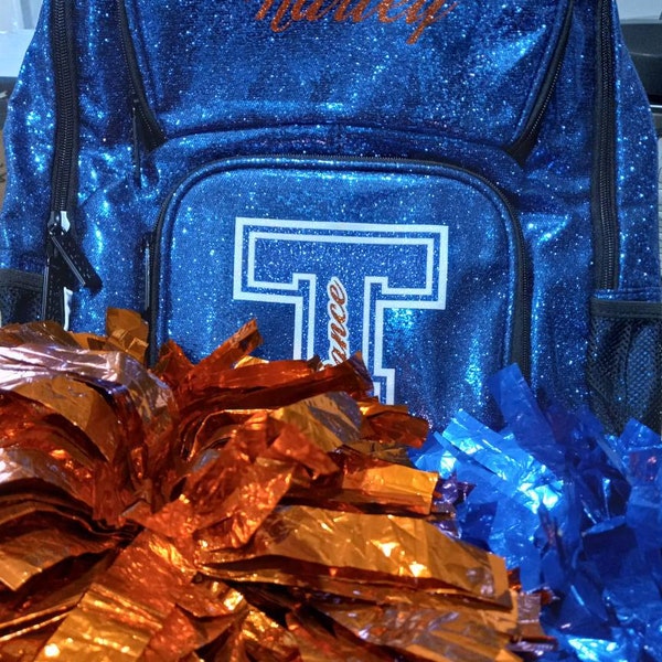 Cheer & Dance Team Glitter Backpacks - Etsy