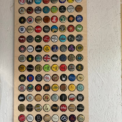 112 Bottle Cap Display Map Beer Cap Collection - Etsy UK