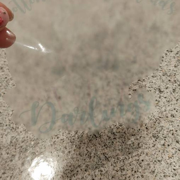 White Ink Stickers, Any Size Custom White Ink Clear Labels, Any Shape ...