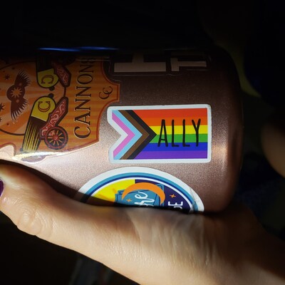 Ally Sticker LGBT Pride Ally Sticker LGBTQ Pride Month Rainbow Sticker ...