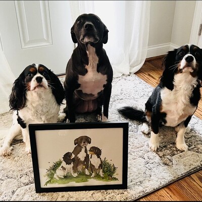 Chocolate Lab Print Chocolate Lab Art Labrador Art Nursery - Etsy