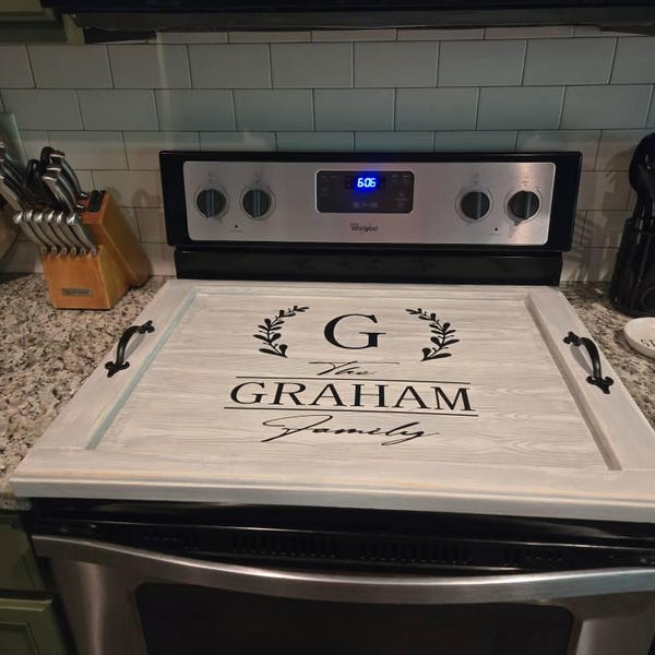 Tray or Tray W Legs, Custom Stove Cover, CUSTOM Sizes, Gas Stove Cover ...