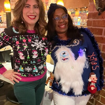 Custom 3-D Furry Fuzzy the Abominable Snowman Tacky Ugly Christmas ...