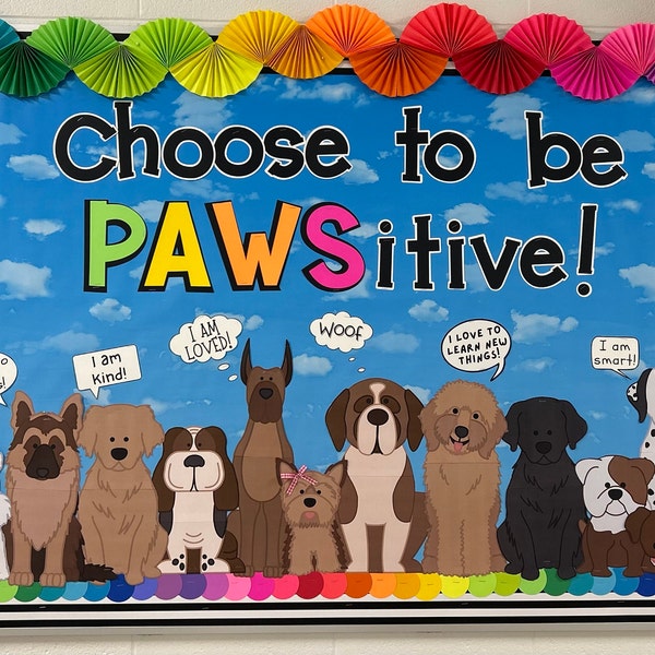 Puppy Love- Puppy Bulletin Board Kit - Etsy