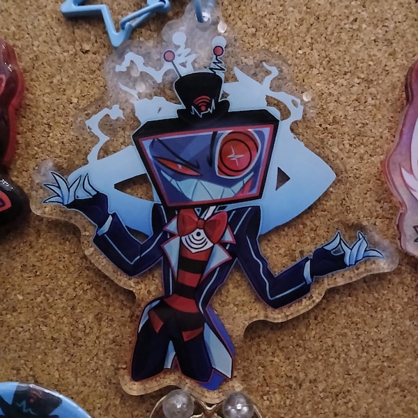 The Vees Hazbin Hotel Keychains - Etsy