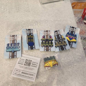 Roller Coaster Stickers for Water Bottles, Theme Park Stickers for ...