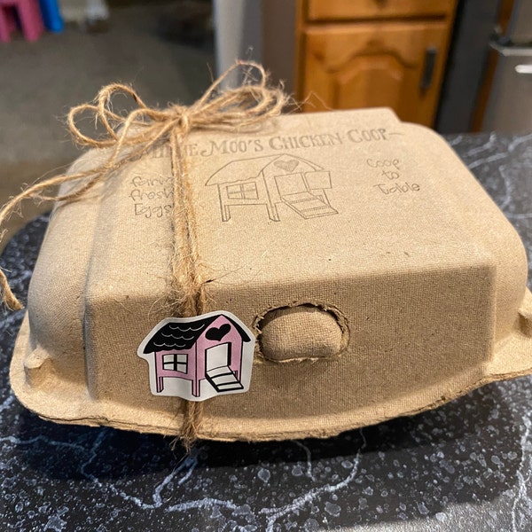 Chicken Coop Stickers Free Shipping Egg Carton Stickers Chicken Planner ...